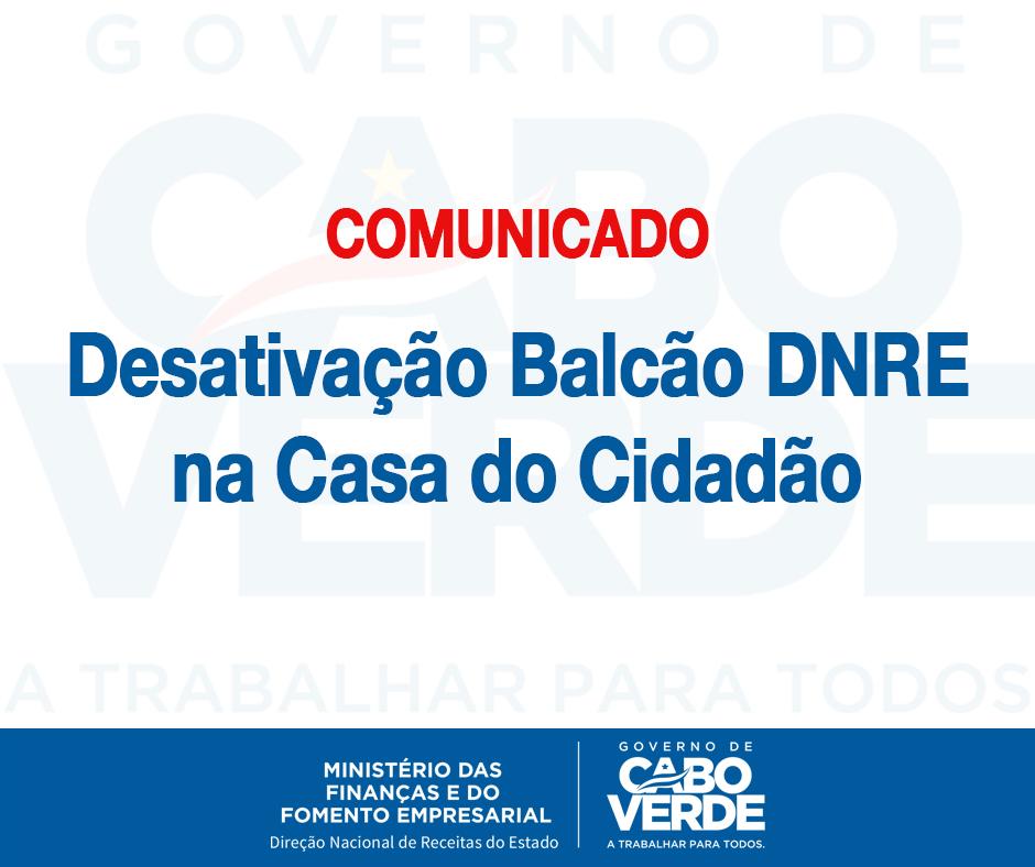 Desativação Balcão DNRE na Casa do Cidadão - Asset Display Page ...